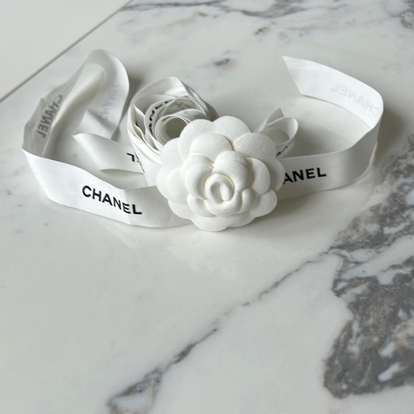 CHANEL | Other | Chanel Ribbon With Flower | Poshmark